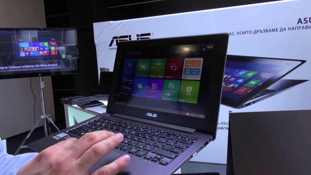 Asus Taichi is Dual-display Hybrid Laptop - YouTube