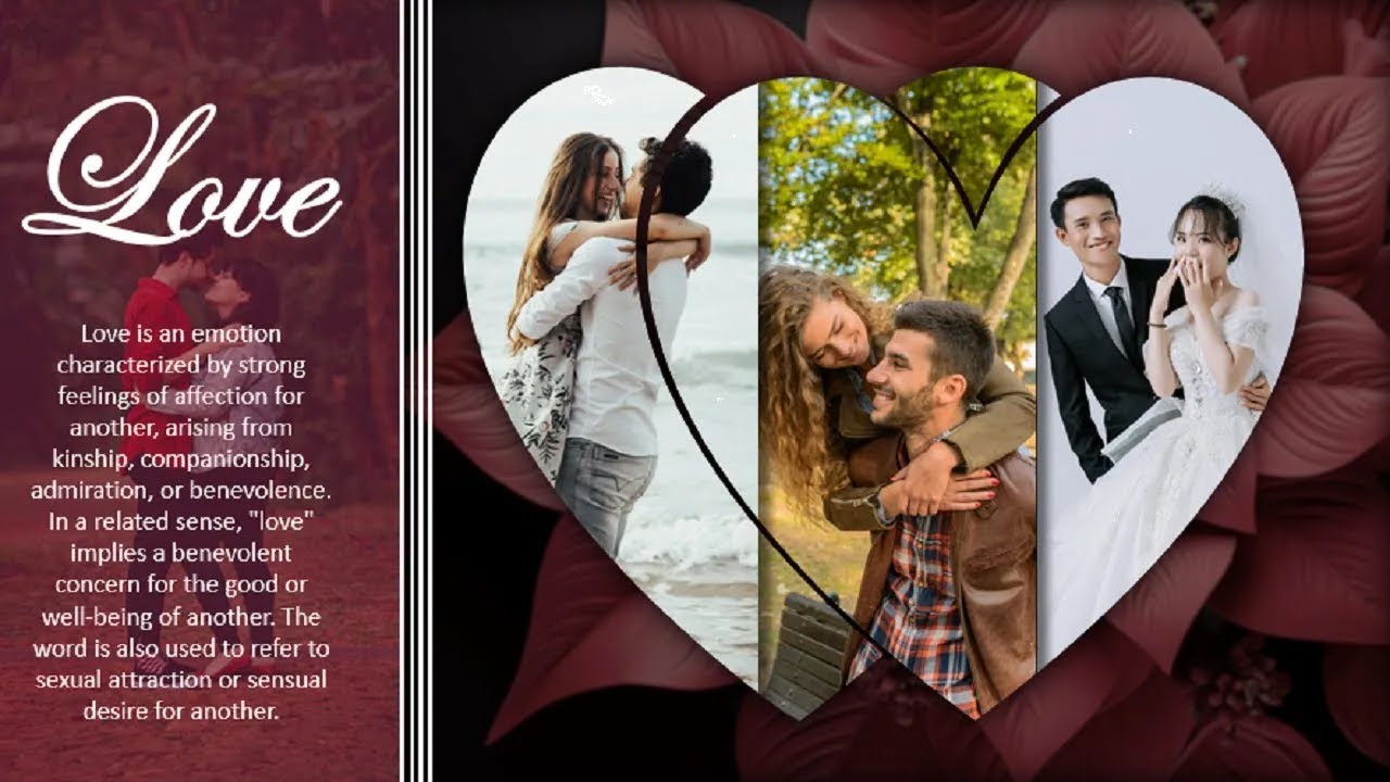 Create Attractive Photo Design in PowerPoint | Couples Photo Design ...