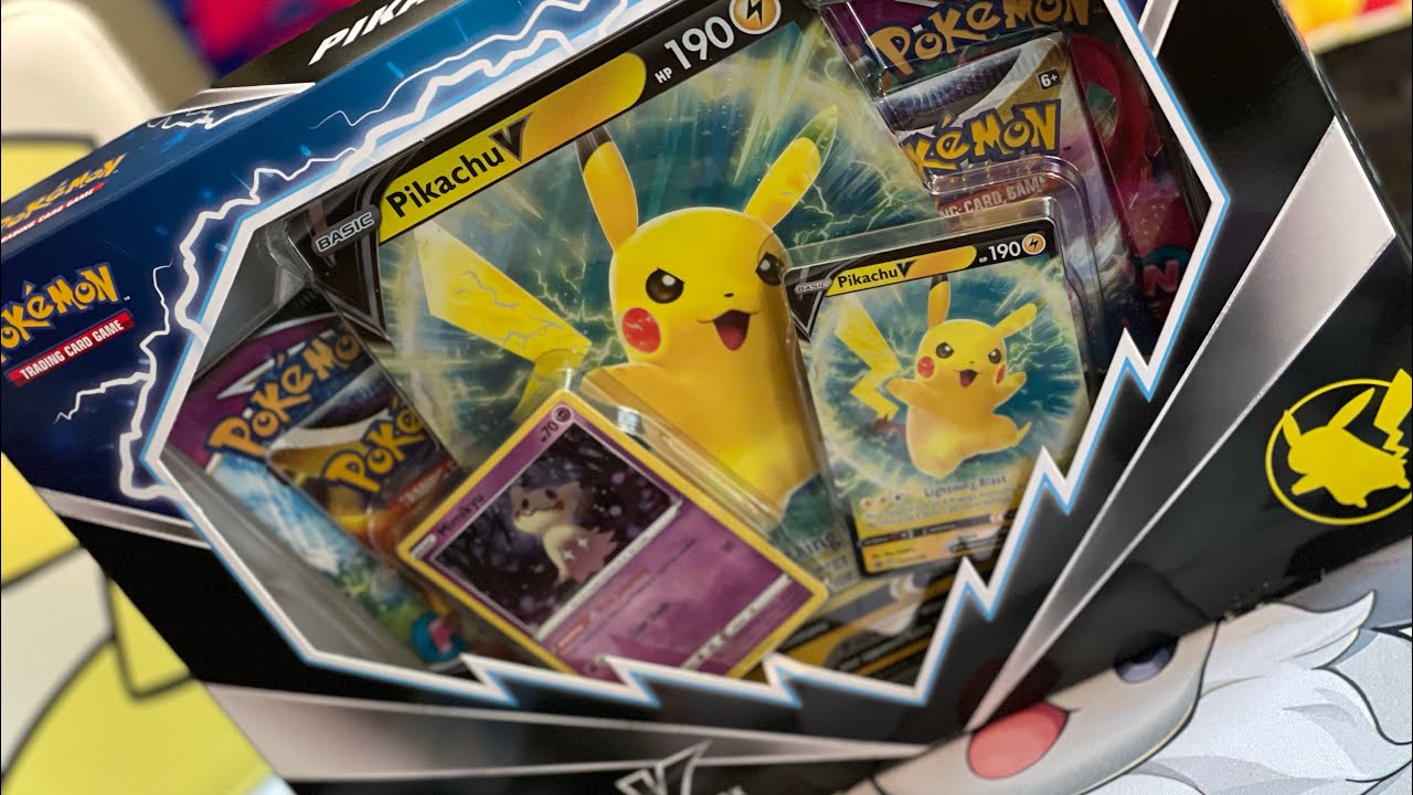 Pikachu V Box Opening ⚡️ | Pokémon | TCG - YouTube