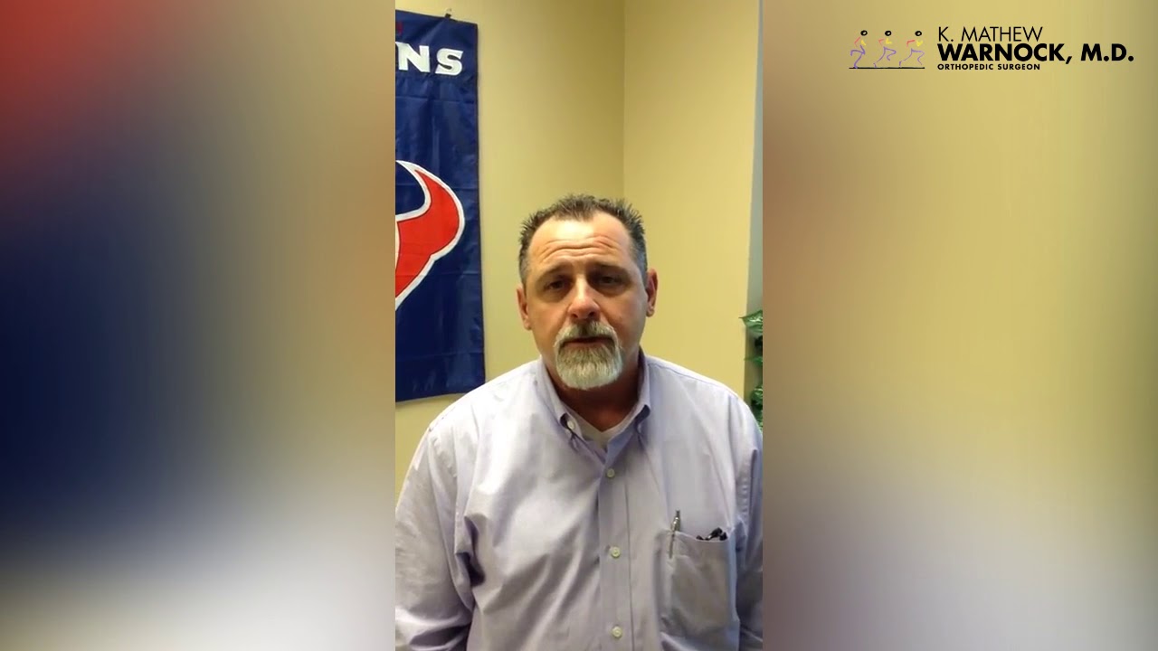 Patient gives Dr. Warnock an A+ rating! - YouTube