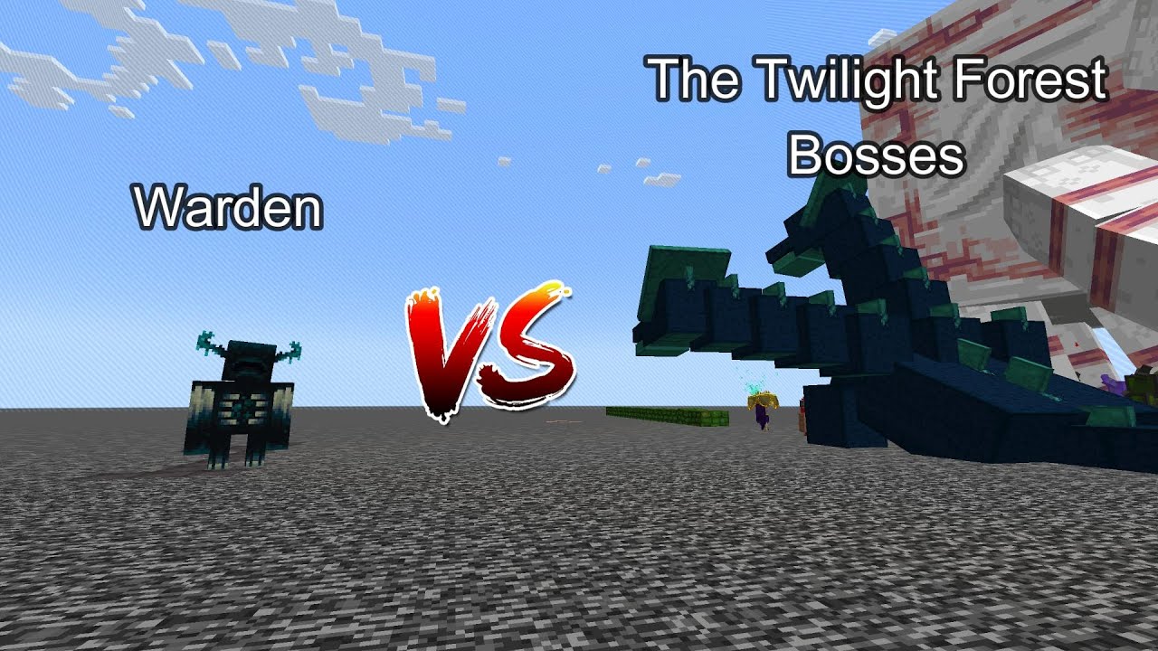Warden vs The Twilight Forest Bosses Minecraft Mob Battle - YouTube