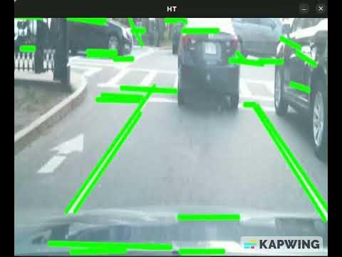 Lane Detector using OpenCV for Autonomous Vehicle - YouTube