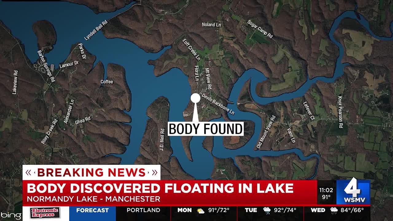 Body discovered floating in Normandy Lake - YouTube