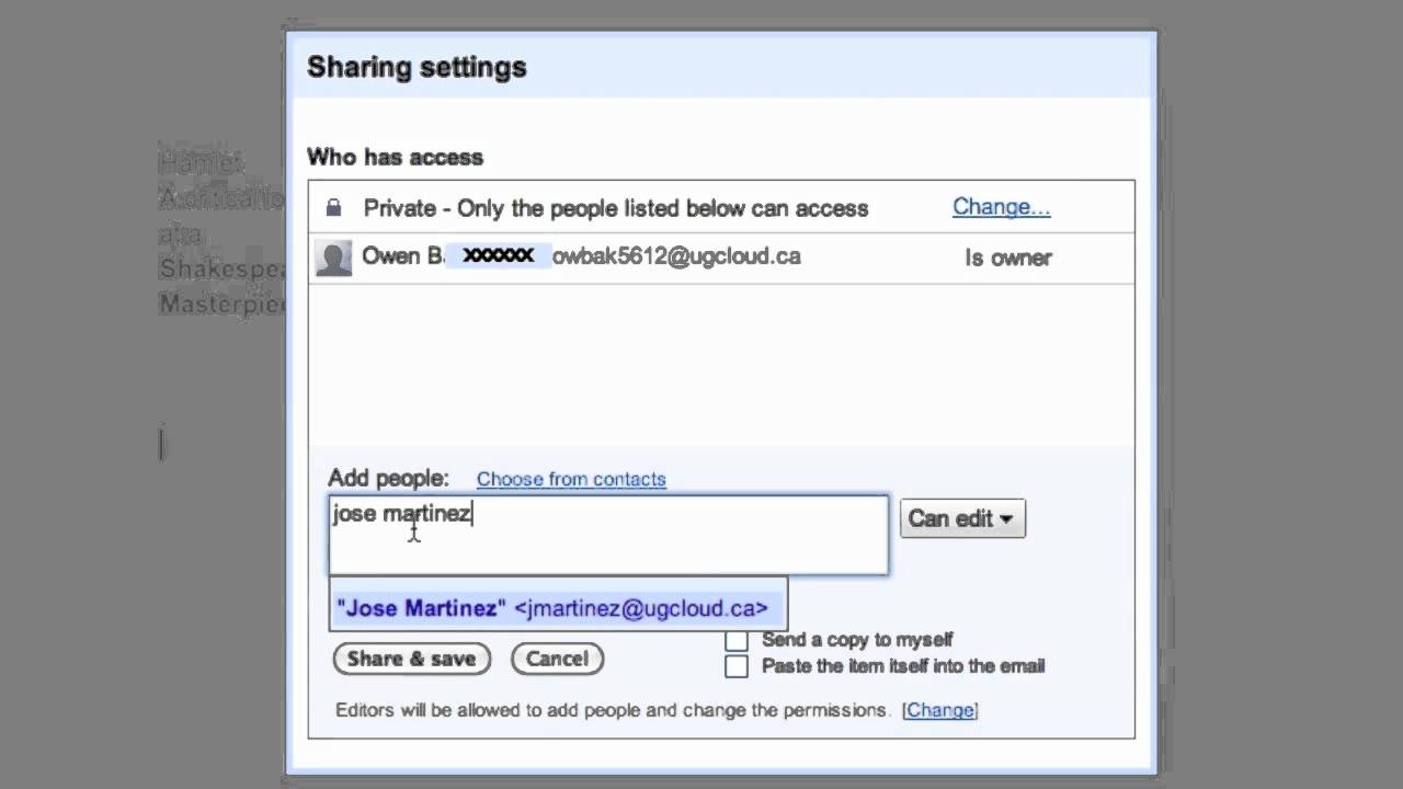 UG Cloud Google Docs and Sharing Tutorial #2 - YouTube