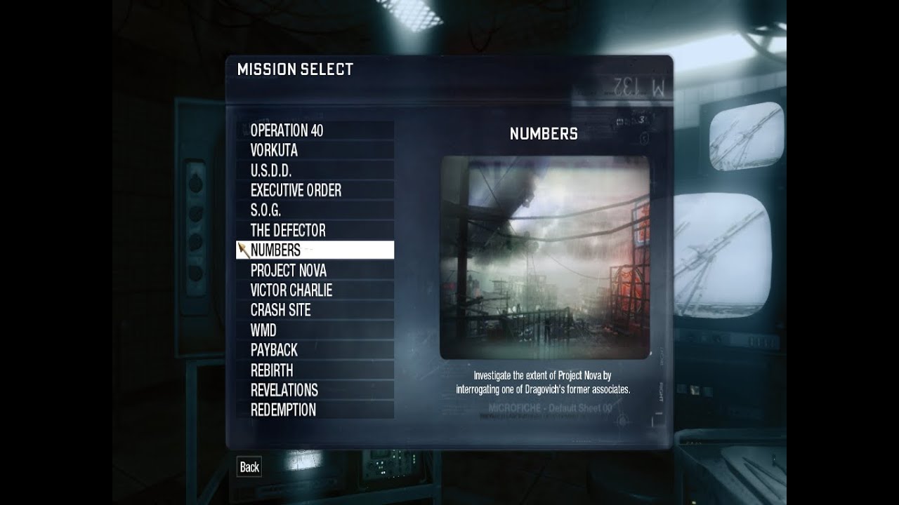 Call of Duty black OPS || mission 7 || NUMBERS - YouTube