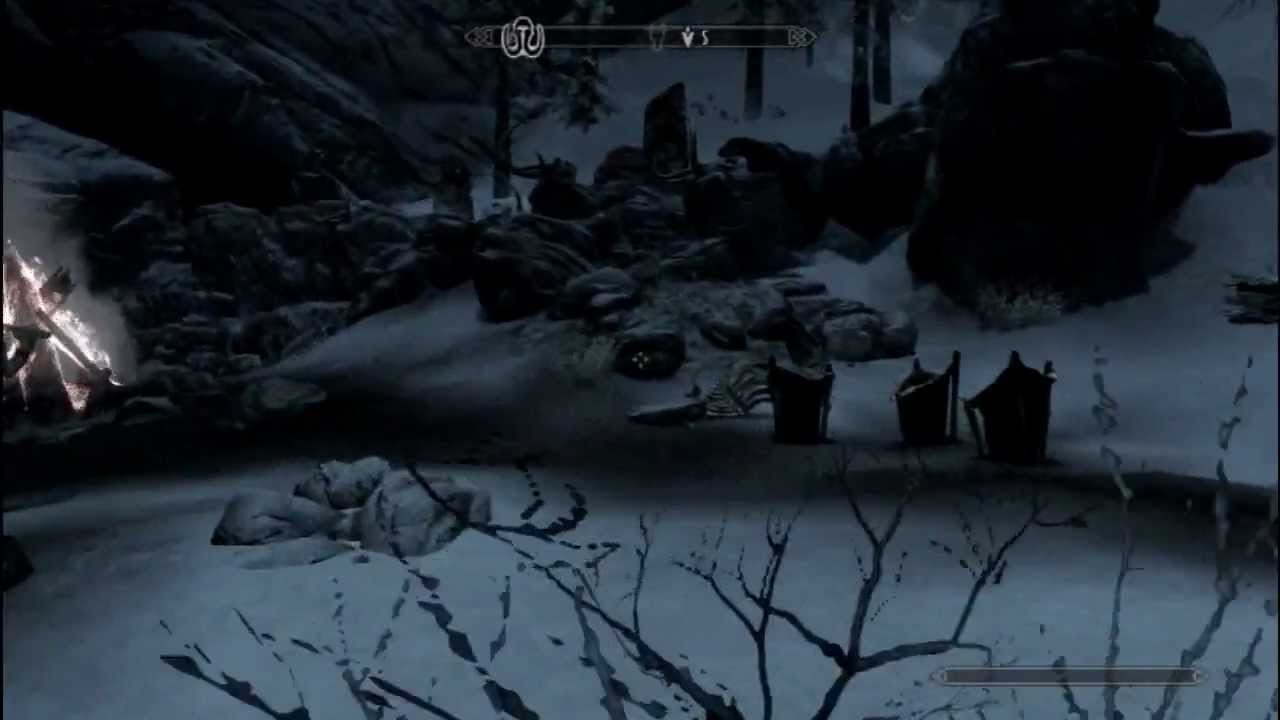Let's Play with JASH: Skyrim (Part 6: Orcish Mace, Giant Fight Fleeing ...