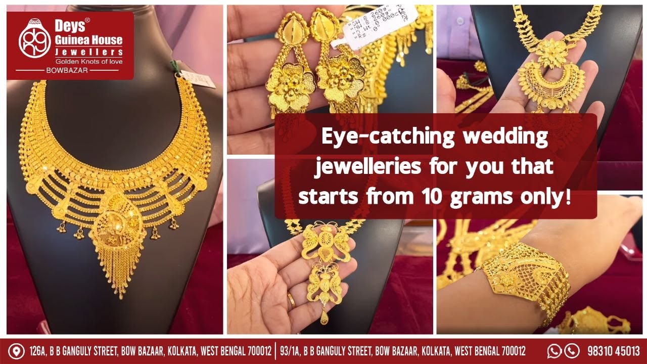 Wedding jewellery, Bridal mantasa, Gold sitahar necklace under 1 lakh ...
