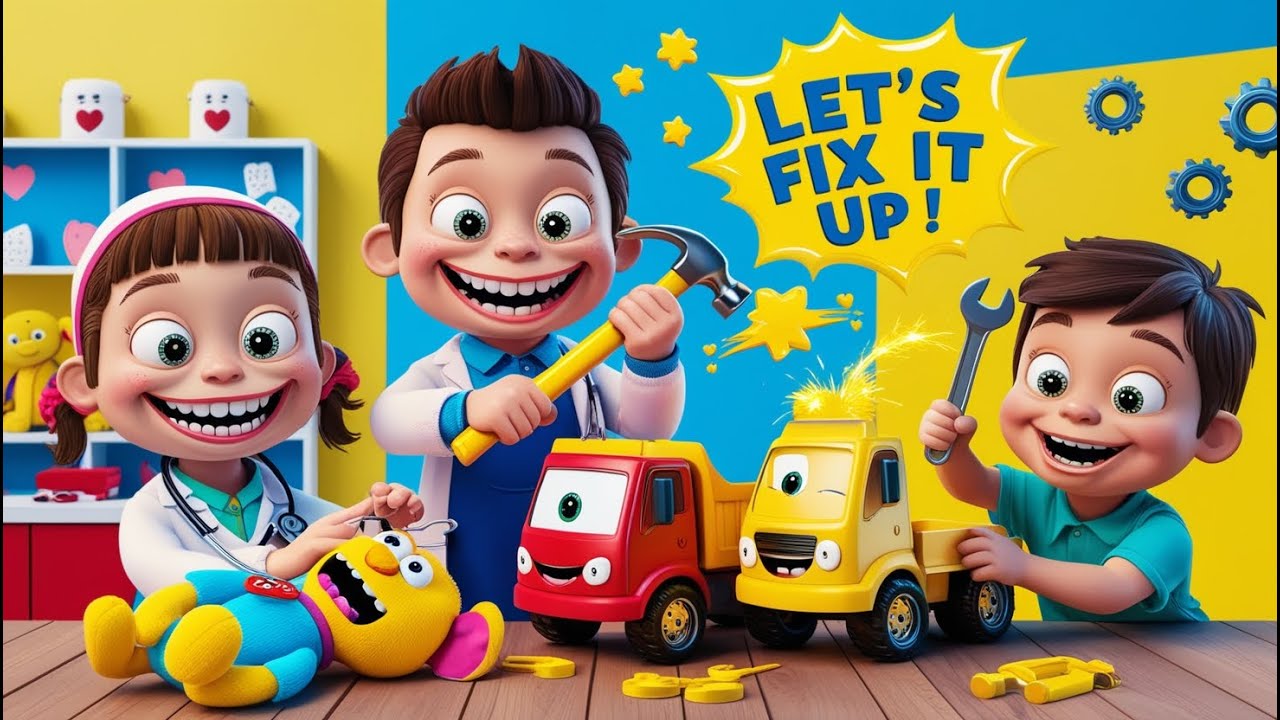 Let’s Fix It Up! (A Cheerful Kids’ Song) Fun & Learn TV #kidssongs # ...