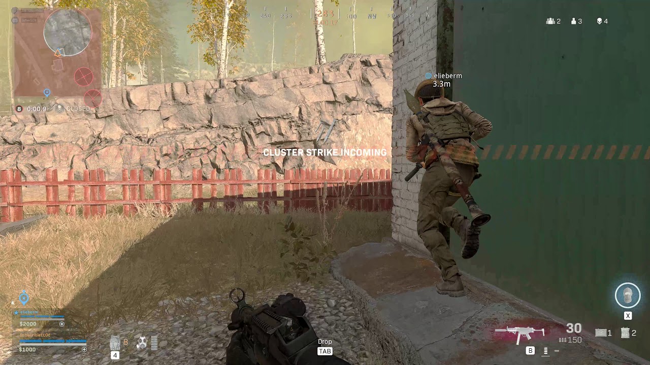 Call of Duty Modern Warfare: Cluster Strike got him - YouTube