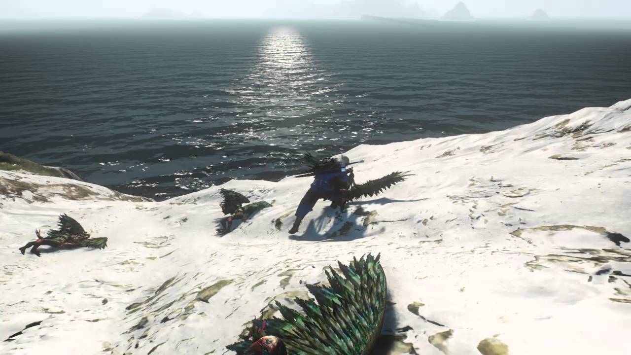 The Witcher 3: Wild Hunt PS4 Killing Harpies - YouTube