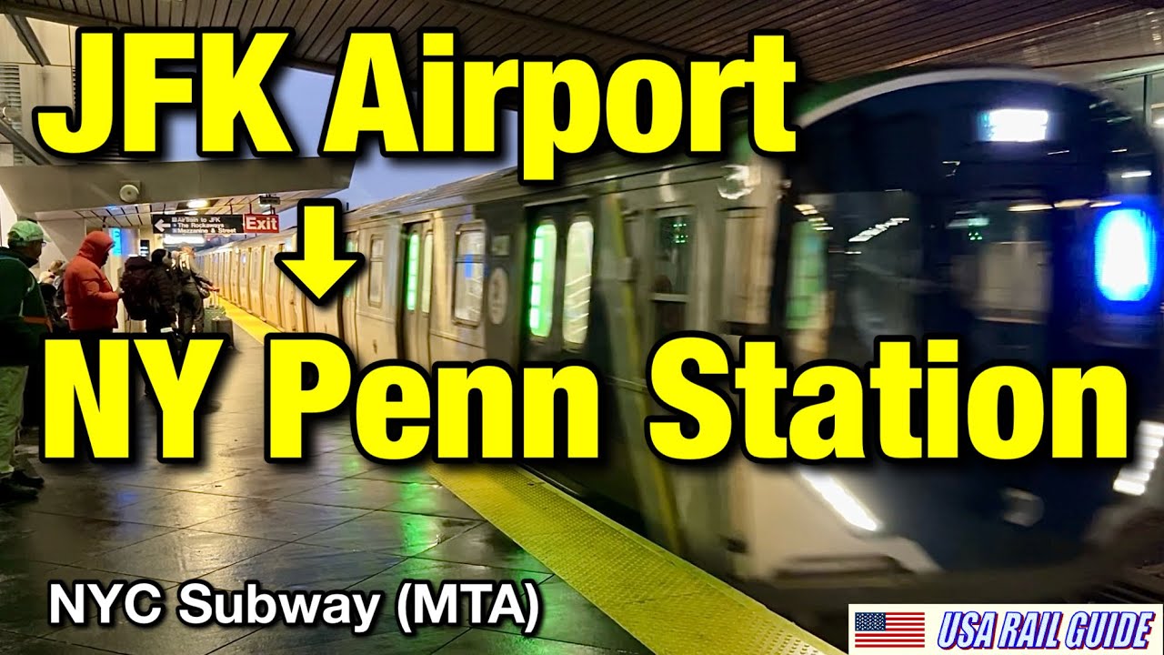 [ USA Train ] $12.40 1.5-hour trip, JFK AirTrain & MTA NYC Subway A ...