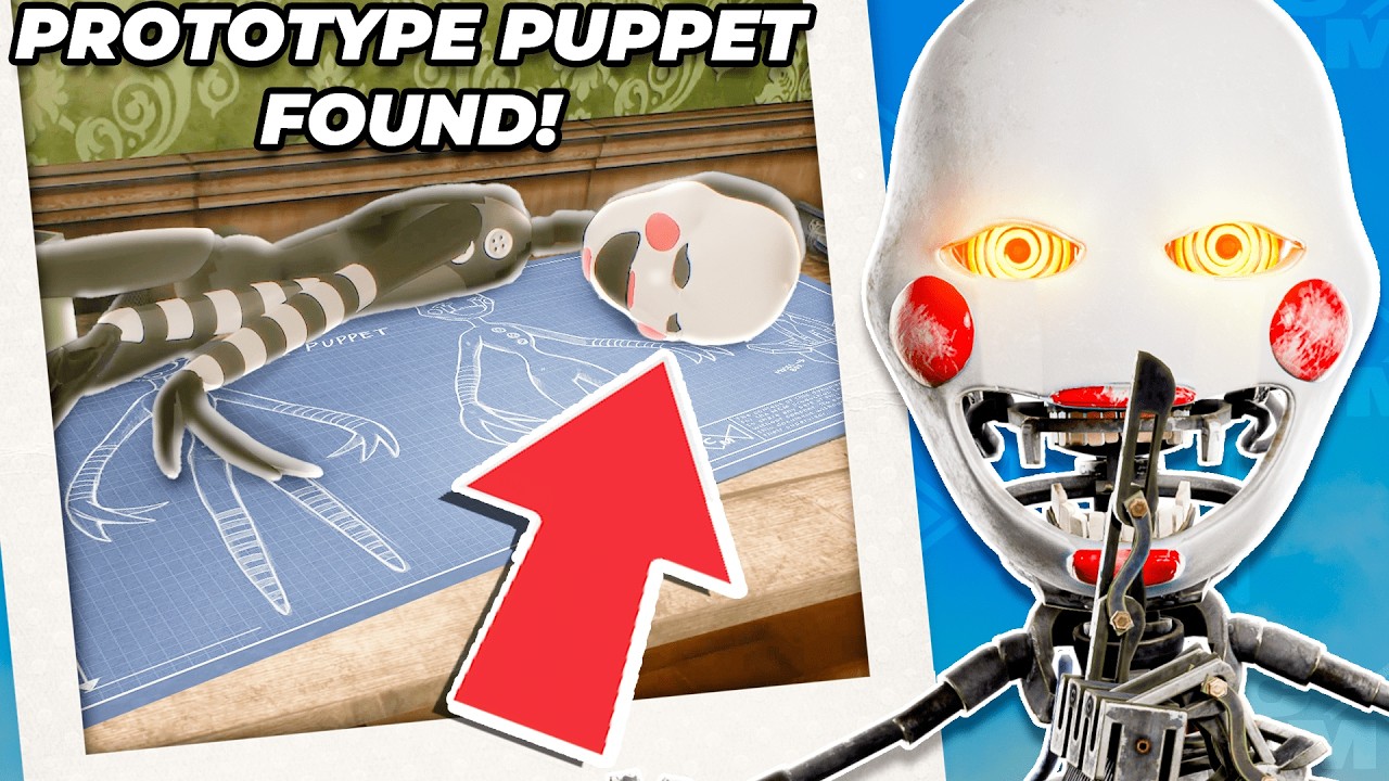 The Prototype PUPPET was HIDING & we SAVED HER! (NEW FNAF: Secret of ...