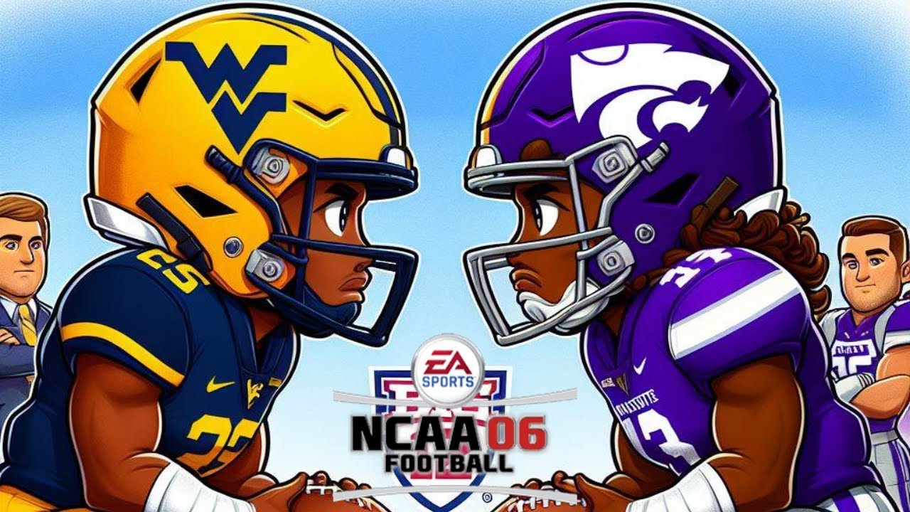 NCAA Football 06 | #25 West Virginia vs #14 Kansas State | Week 6 Top ...