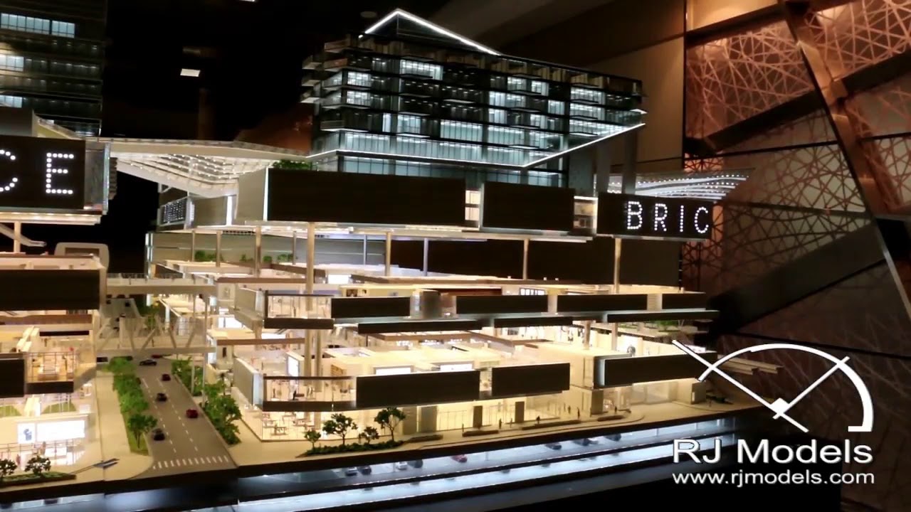 Operable Scale Model -Miami Swire_Brickell City Center Mechanically -RJ ...