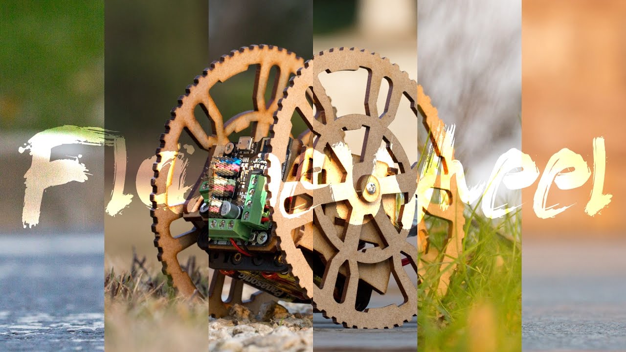 Introducing FlameWheel Robot - A DIY RC Robot made of Wood! - YouTube