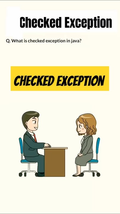 Checked Exception 🏻 Java Exceptionhandling Corejava