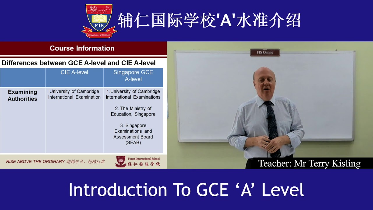 Introduction to GCE and CIE Education - YouTube