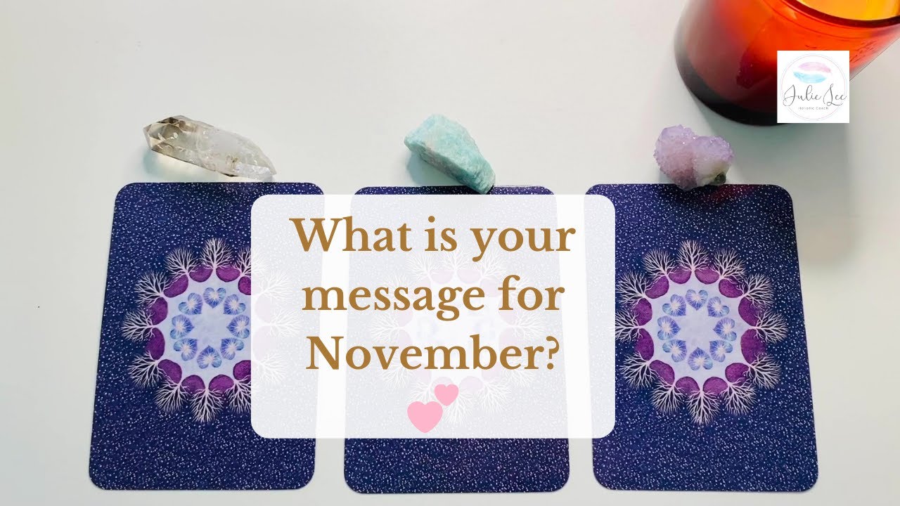 Pick A Card: 💡 What is your focus for November? 🎁😴 - YouTube