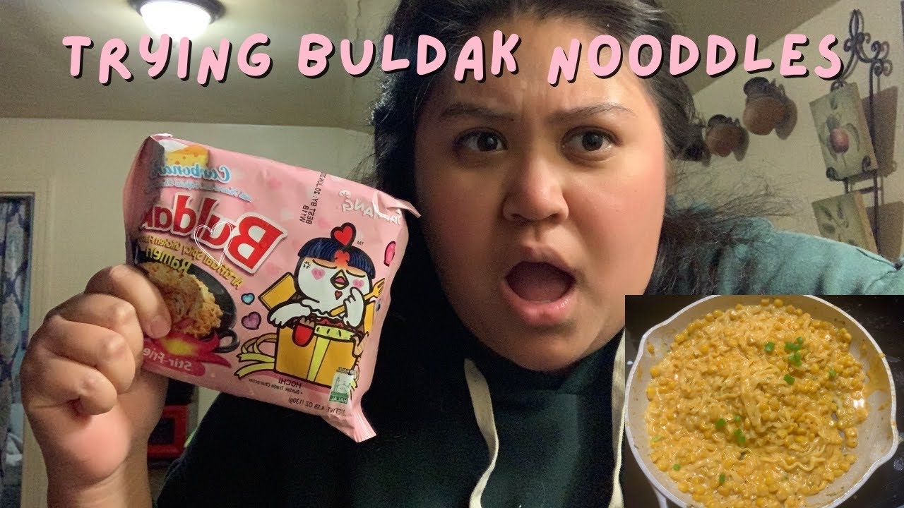 Make Noodles w/me | Buldak Spicy Carbonara🌶️🧀 - YouTube