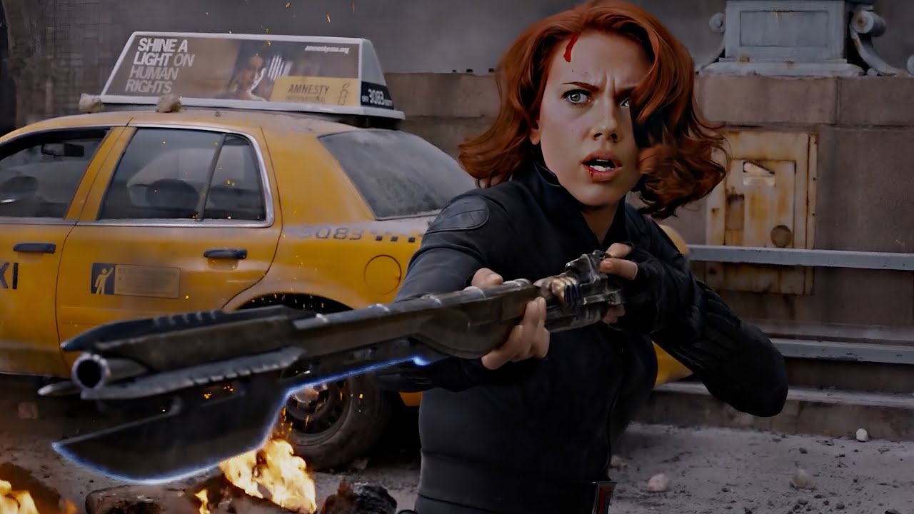 All Natasha Romanoff Scenes 4k - YouTube