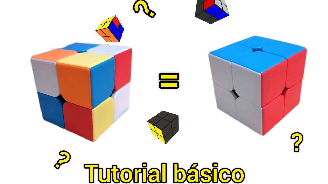 como resolver cubo mágico 2x2 - YouTube