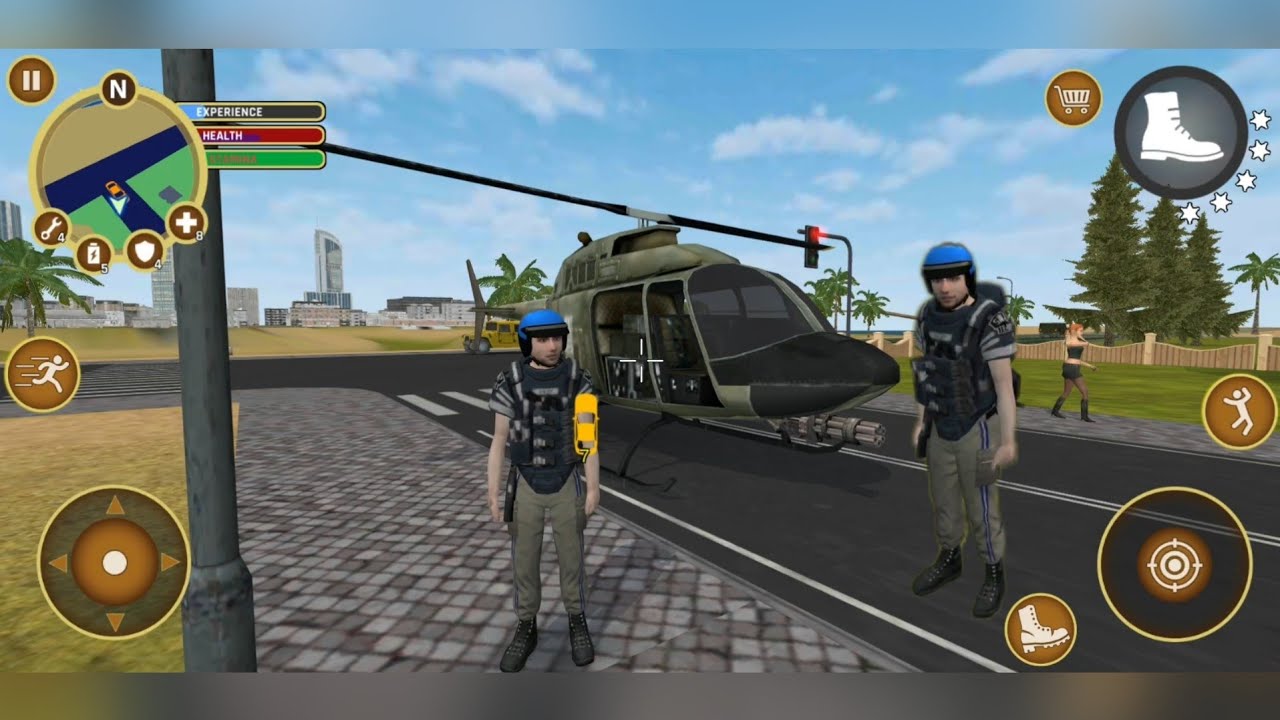 Miami Crime Police MASSIVE HELICOPTER ATTACK Vice City GamePlay - YouTube