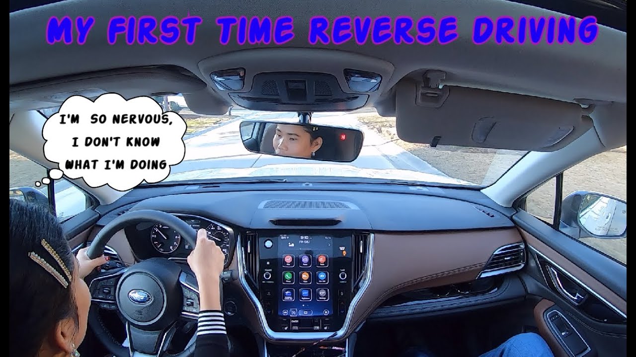 My First Time Reverse Driving I'm So Nervous So Scary - YouTube