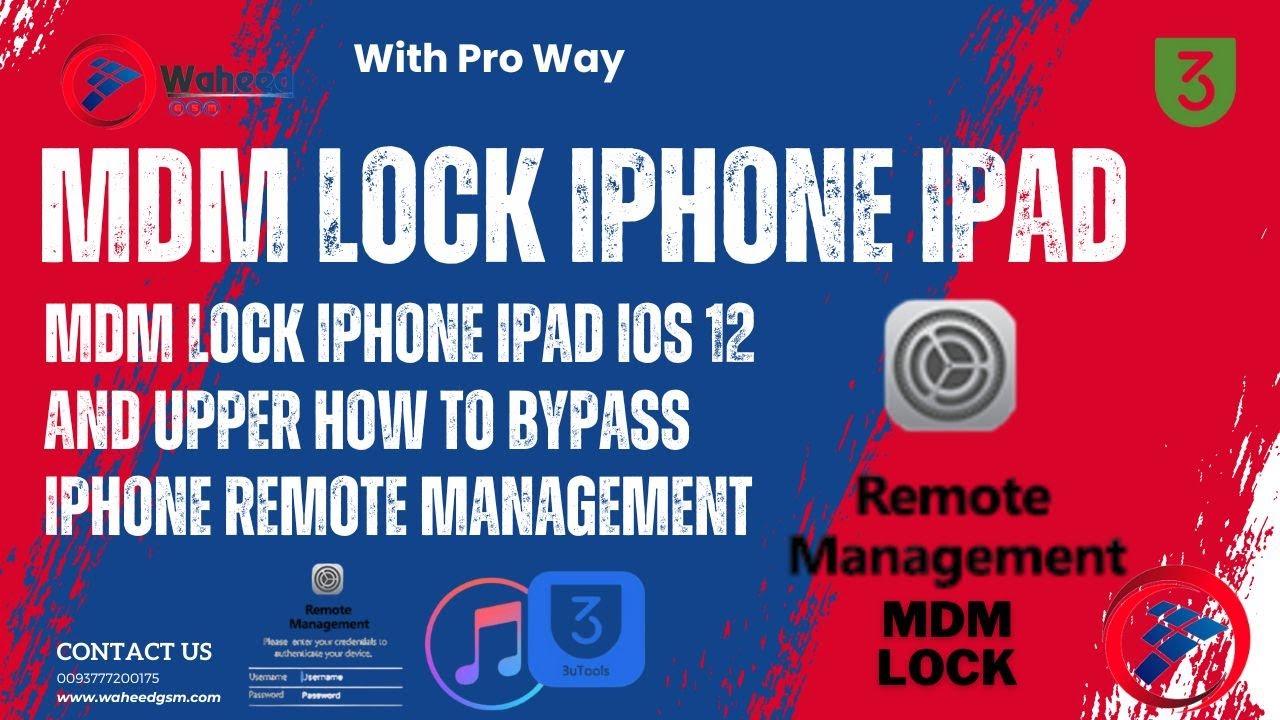 HOW TO BYPASS IPHONE REMOTE MANAGEMENT (MDM LOCK) iOS 12/17 | new 2023 ...