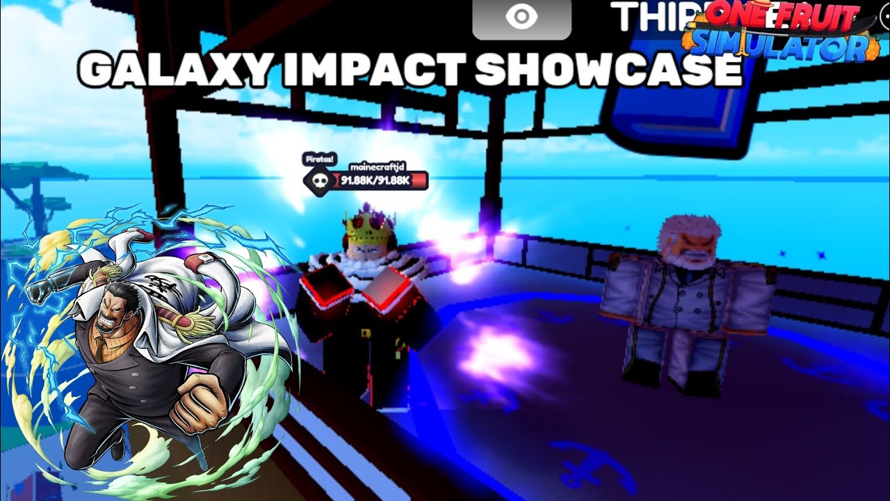 GALAXY IMPACT SHOWCASE ONE FRUIT SIMULATOR - YouTube