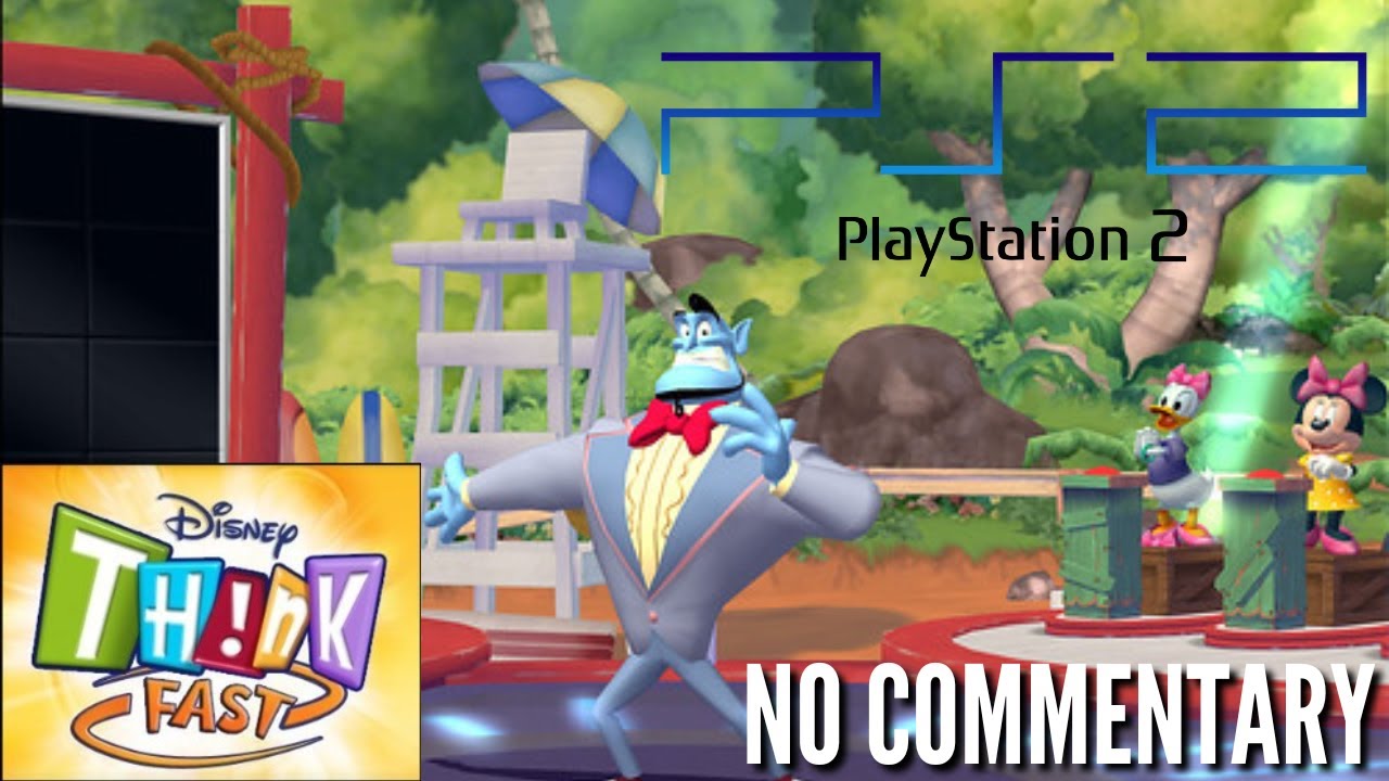 Disney Think Fast - PS2 - Hawaiian Beach (No Commentary) 1080P - YouTube