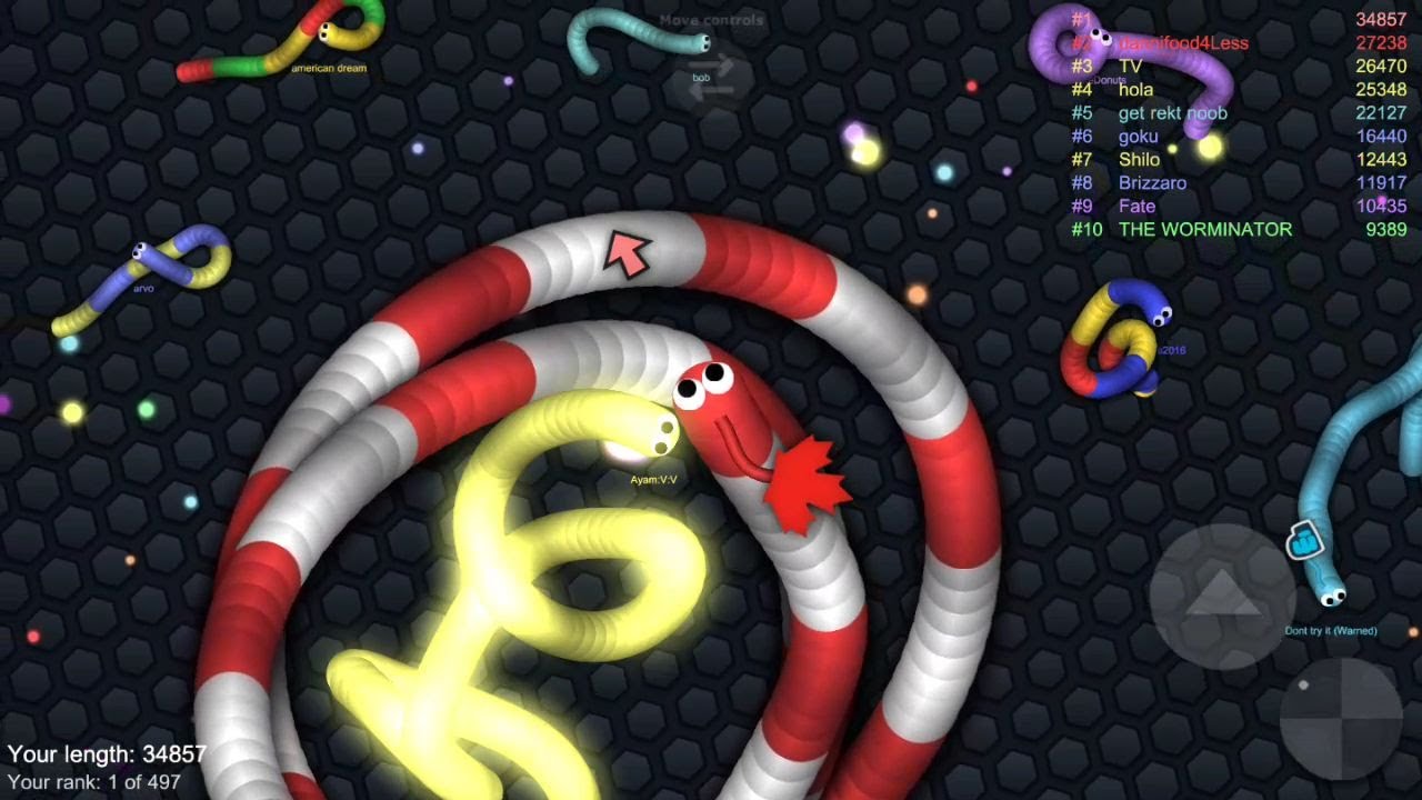 Game Rắn săn mồi Slither oi Game con Giun full HD - YouTube