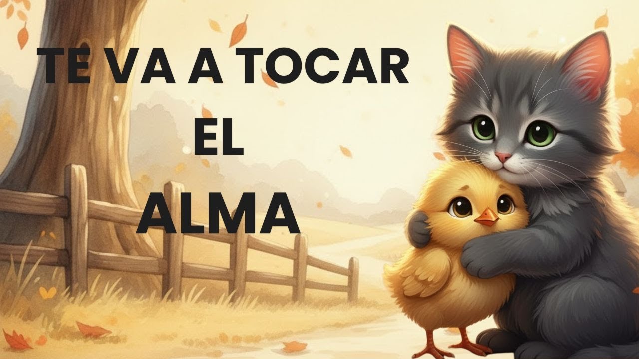 El gato que cuidó a un pollito 🐱💛 | Un cuento sobre empatía, amor y ...