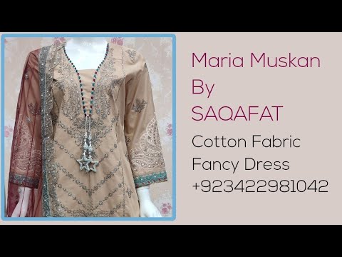 Latest Maria Muskan Cotton Embroidered Dress Unstitch PKR 4000 At ...