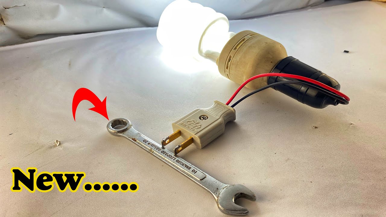 Create Electricity Free Energy Generator With Light bulb 220v - YouTube