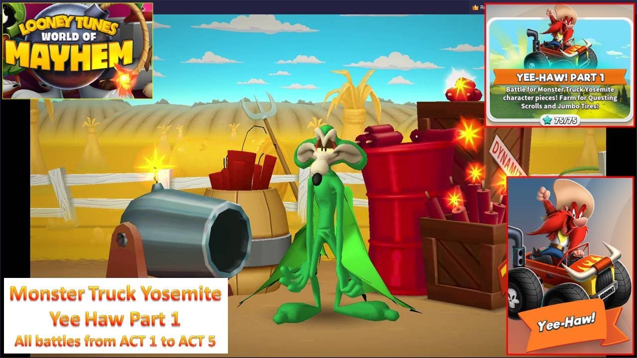 Looney Tunes World of Mayhem - Monster Truck Yosemite Event - Yee Haw ...