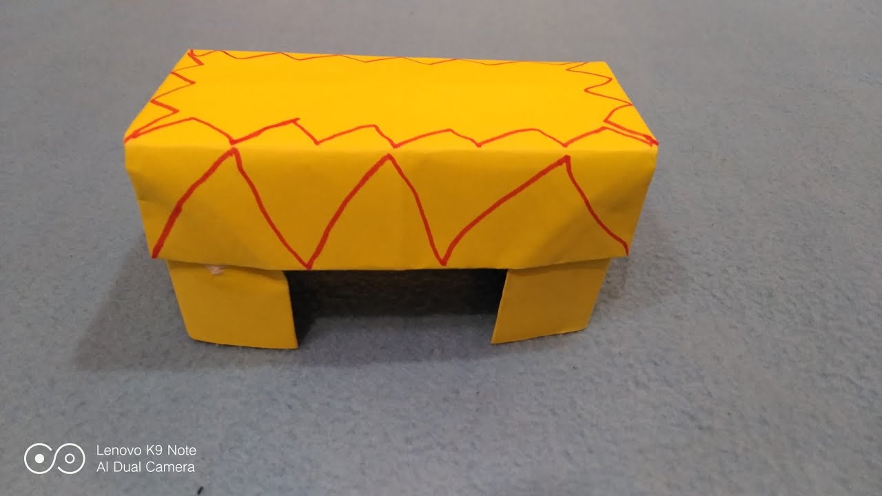 How To Make Table With Paper YouTube How To Make Table With Paper YouTube