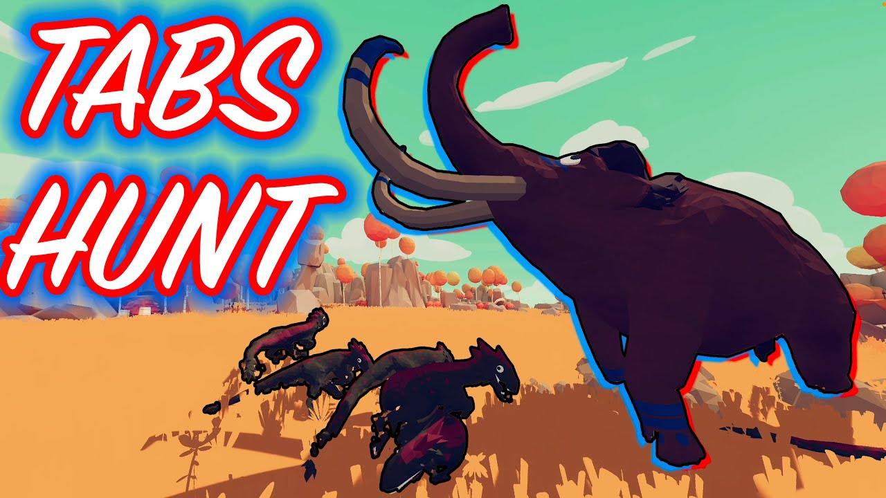 [4K] How Many Raptors Need To Hunt A Mammoth? || TABS - Totally ...