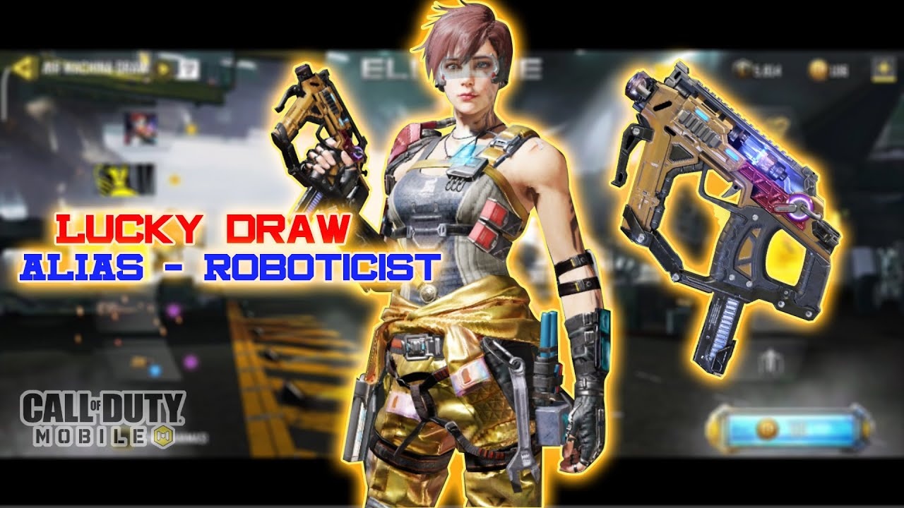Lucky Draw Alias Roboticist Legendary Character - Call Of Duty Mobile ...