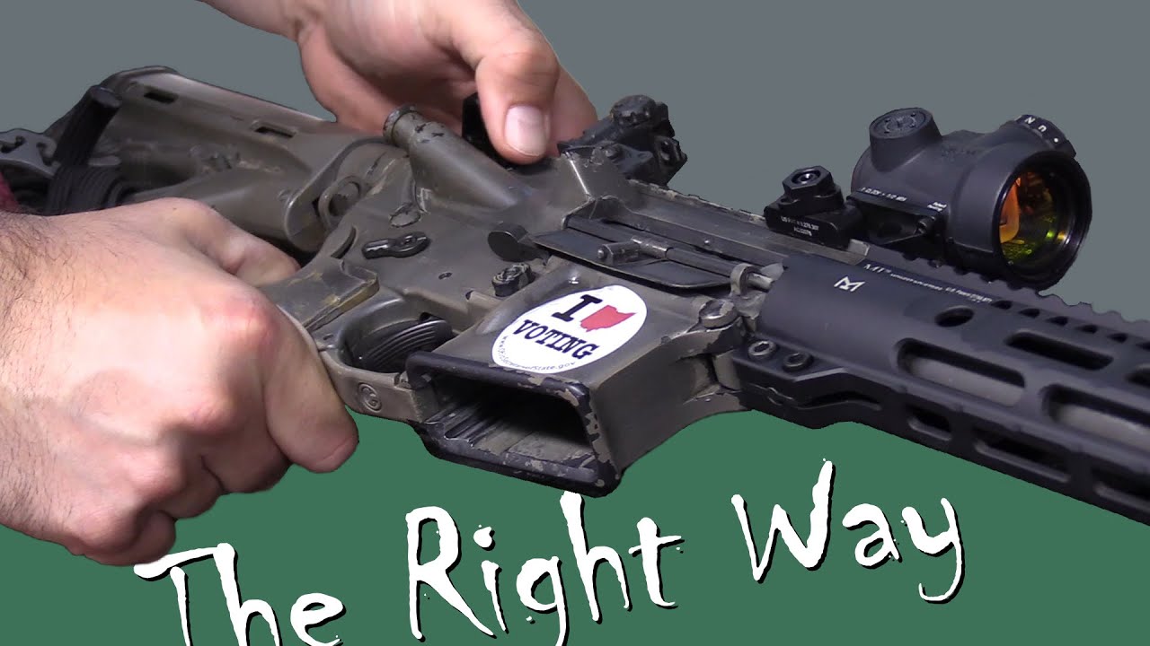 Setting Up a Home Defense Rifle for an Unprepared Friend - YouTube