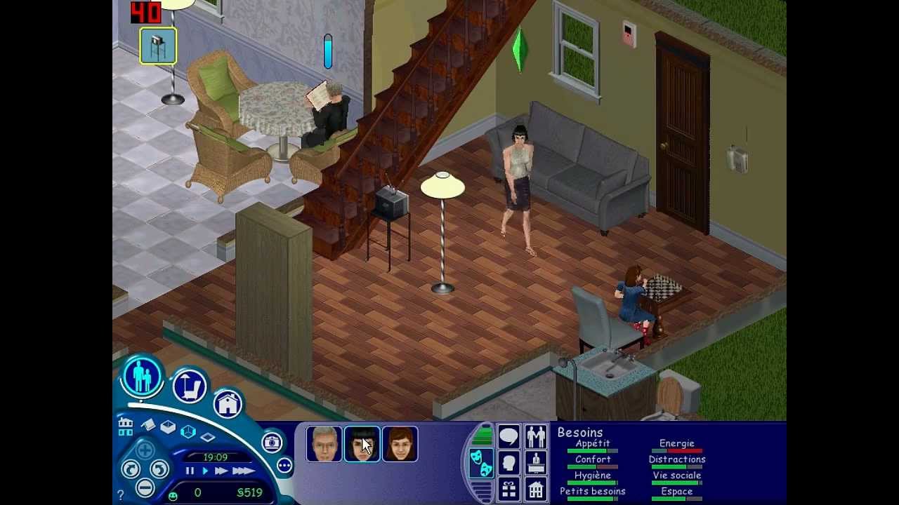 Les Sims 1 [L'Intégrale] 04 - Manger, Draguer, Apprendre, Dormir - YouTube
