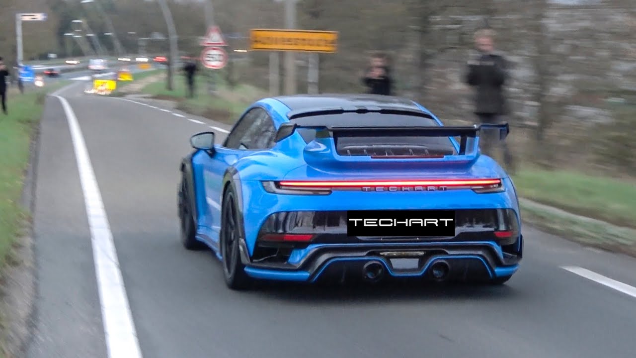 TechArt Porsche 992 GT Street R with 800HP - FAST Accelerations and ...