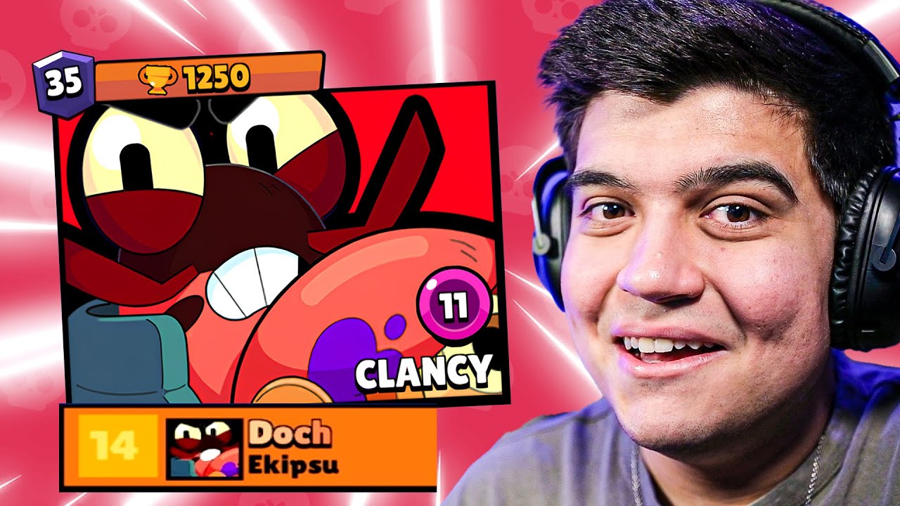 YENİ KARAKTER CLANCY İLE SIRALAMAYA GİRDİM!! | Brawl Stars - YouTube