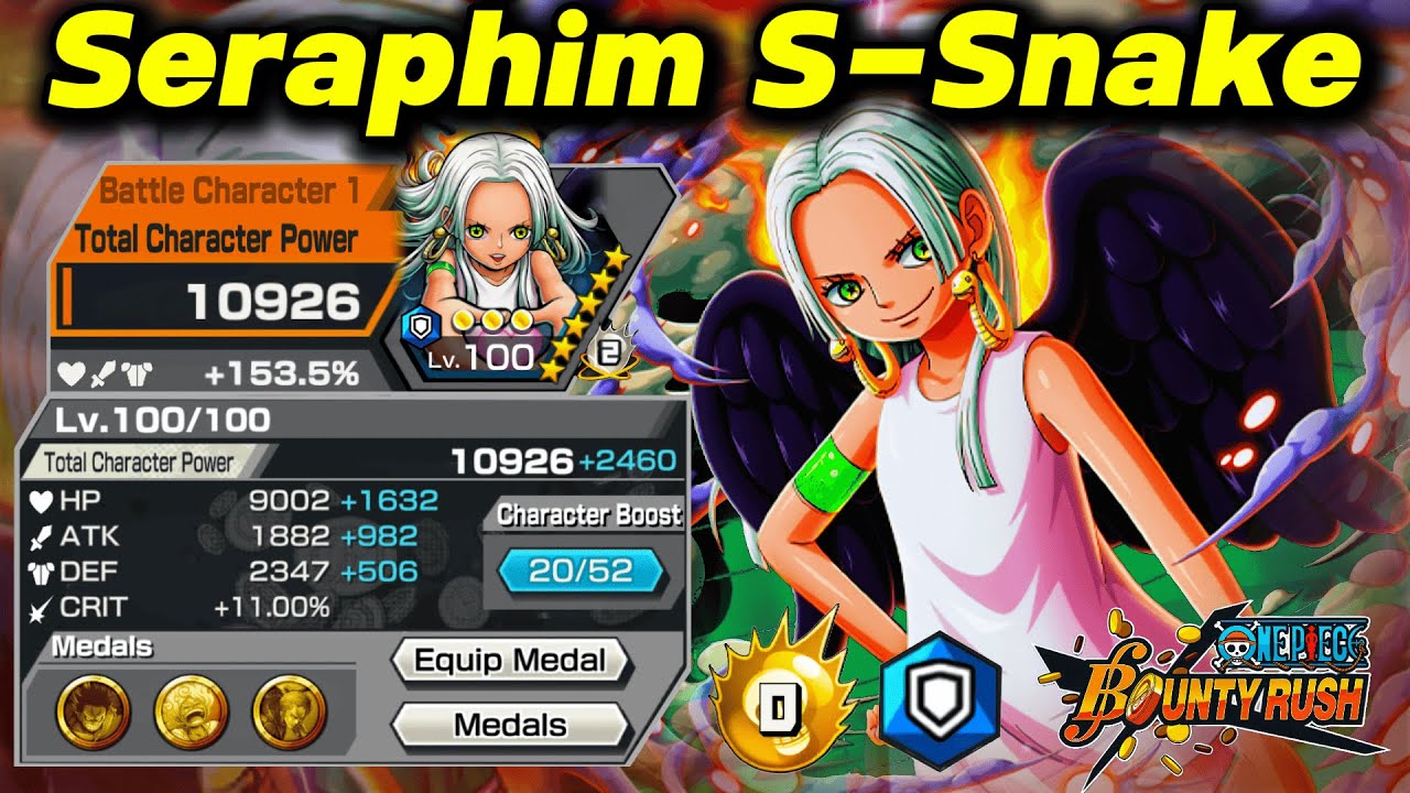 S-Snake Seraphim game Play | ONE PIECE Bounty Rush - YouTube