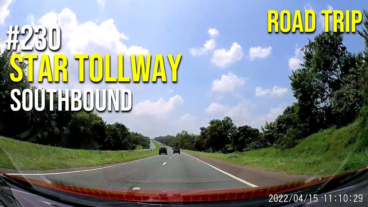 Road Trip #230 - STAR Tollway - southbound - Sto. Tomas to Batangas ...