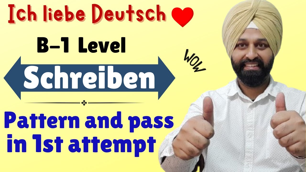 Best German Language Course Online | B1 Goethe Exam Pattern | Schreiben ...