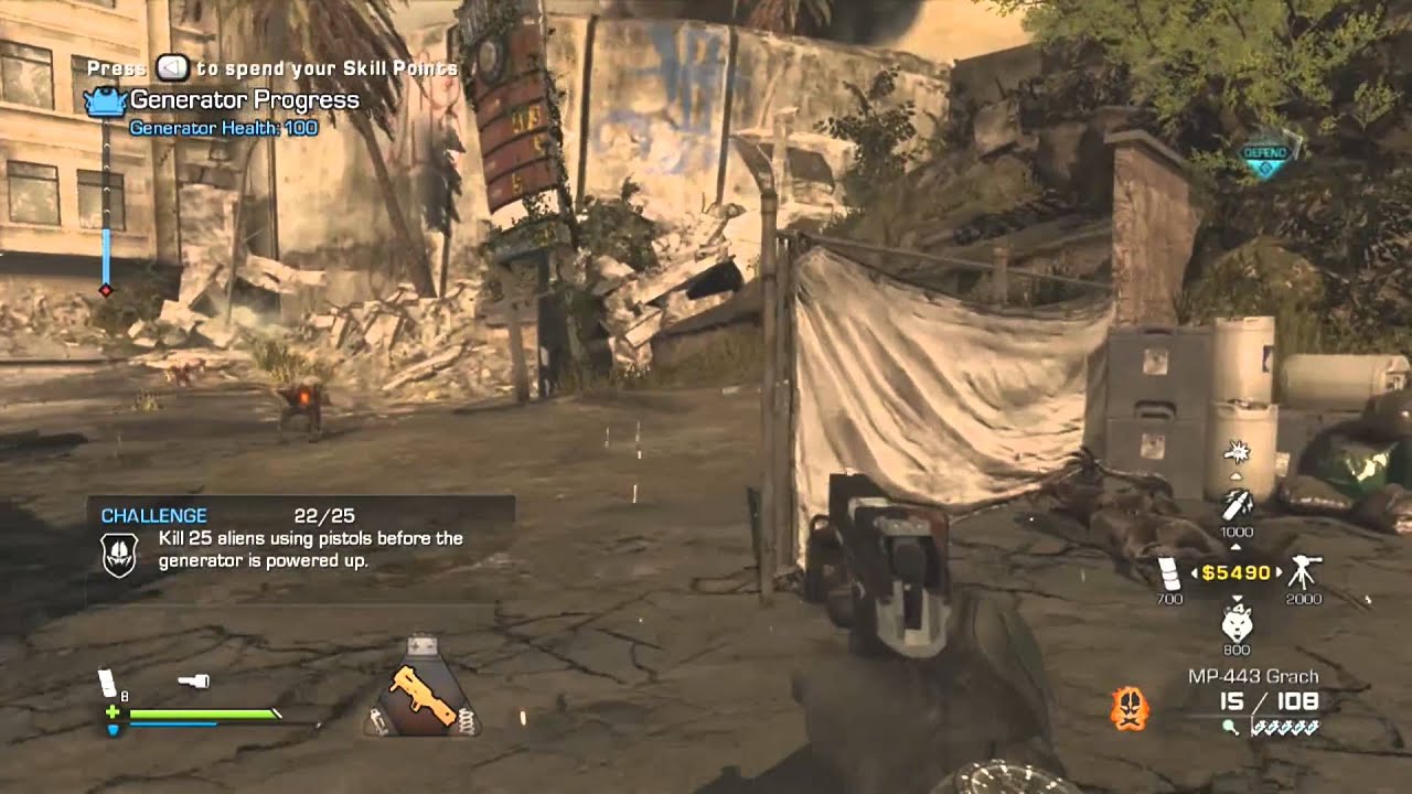 COD Ghosts "Nemesis DLC" - FULL Hardcore Exodus Walkthrough (Extinction ...