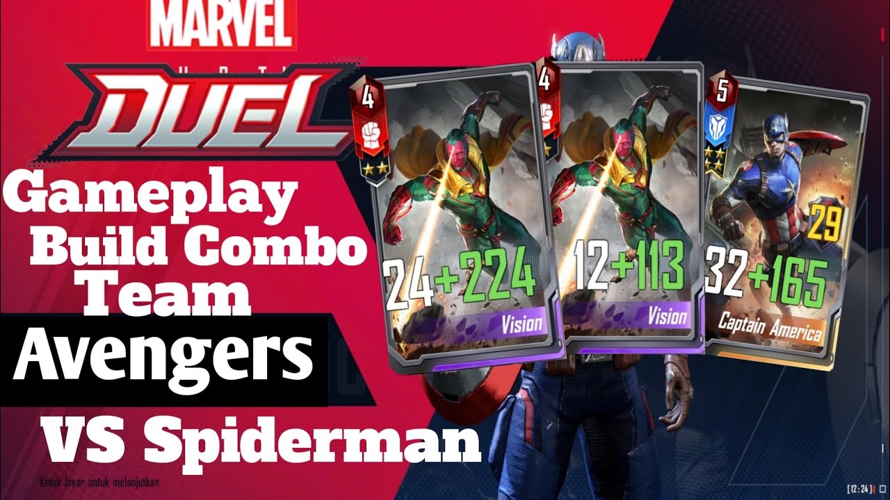 Marvel Duel | Gameplay Deck Avengers vs Deck Spiderman - YouTube