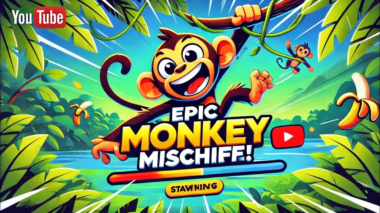 "Hilarious Monkey Adventures | Must-See Animated Fun!" - YouTube