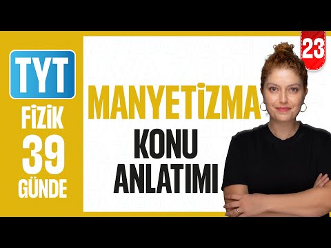 Manyetizma I  39 GÜNDE TYT FİZİK KAMPI 2026 I 23. Gün