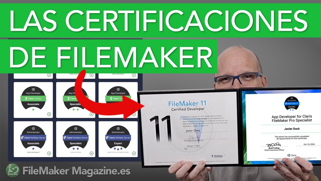 Las certificaciones de FileMaker - YouTube